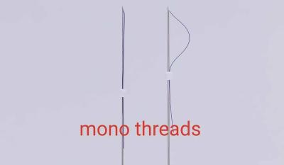 China Smooth Mono Pdo Threads For Cheek / Jawline Remove Wrinkles for sale
