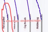 China Flat Scuplted Molded Cog Threads For Face Lifting for sale