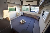 China Electric Travel Trailer RV 100km/H Leisure Camper Trailer Xiaomi TV for sale