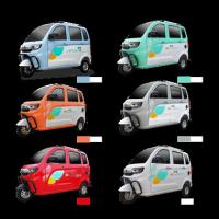China 1500W Electric Passenger Trike 3 Wheel Electric Tricycle With Enclosed Cabin for sale