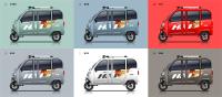 China 1000W Electric Passenger Tricycle Legal Electric Moped Mini Electric Tricycle for sale