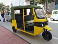 China Yellow Electric Passenger Tricycle Road Legal Tuk Tuk Electric Rickshaw for sale