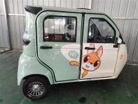 China Passenger Gasoline Powered Vehicle Closed Gas Electric Trike Car for sale
