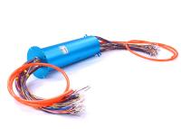 China 2A High Speed Pneumatic Rotary Union Hollow Shaft Slip Ring With 1 Passage 12 Circuits for sale