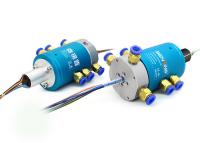 China 4 Channel Pneumatic Ethernet Rotary Joint Slip Ring 2A-800A for sale
