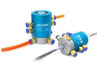 China 4 Channel Pneumatic Ethernet Rotary Joint Slip Ring 2A-800A for sale