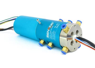 China G3/8 4 Passage Electric Pneumatic Rotary Union 6~56 Circuits for sale