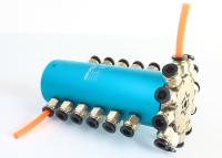 China M5 Port Pneumatic Rotating Joint Sliprings With 6-56 Electrical Wires for sale