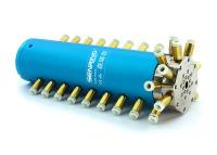 China 16 Passage M5 port Electrical Pneumatic Rotary Union Joints for sale