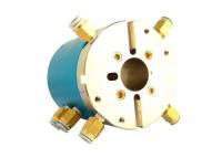 China 30mm Hollow Pneumatic Electric Brushless Slip Ring Rotating Connector for sale