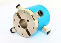 China 20mm Hollow Shaft Electrical Rotary Union Slip Ring Electrical Contacts Two Gas Passage for sale