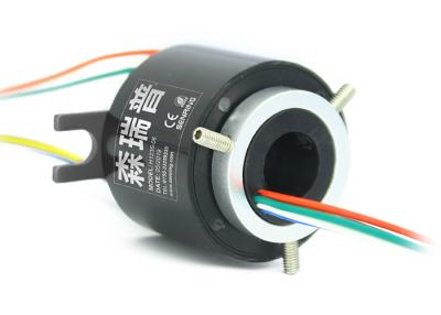 China Small OD Size Ingergal Precision Through Bore Slip Ring Integrated Structure Design for sale
