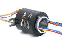 China Small OD Size Ingergal Precision Through Bore Slip Ring Integrated Structure Design for sale
