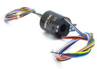 China Small OD Size Ingergal Precision Through Bore Slip Ring Integrated Structure Design for sale