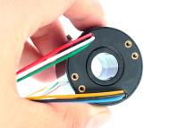 China Small OD Size Ingergal Precision Through Bore Slip Ring Integrated Structure Design for sale