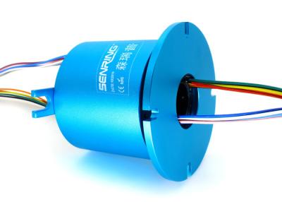 China IP51 Miniature Through Hole Slip Ring Rotor Flange 12.7mm for sale