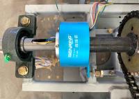 China Through Bore Electrical Rotary Union Slip Ring Rotating Connector 25.4mm 10A for sale