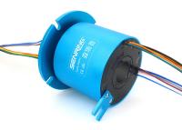 China Electromechanical Hydraulic Through Bore Slip Ring Aluminium Alloy for sale