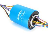 China 30mm OD USB Through Hole Slip Ring 360° Rotating Conduction for sale