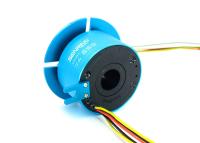China Senring 6 Wire Through Bore Slip Ring Hole 38.1mm OD 99mm for sale