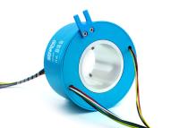 China AL Alloy Conductive Slip Ring Power Connector Custom Hole 70mm for sale
