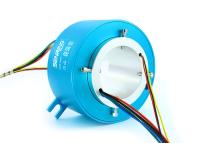China AL Alloy Conductive Slip Ring Power Connector Custom Hole 70mm for sale