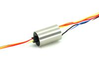 China OD 7.9mm Miniature 4 Wire -12 Wire Slip Ring Capsule Style for sale