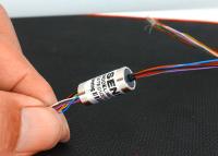 China OD 7.9mm Miniature 4 Wire -12 Wire Slip Ring Capsule Style for sale