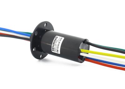 China ODM Stainless Steel Mechanical Miniature Power Slip Ring 250Rpm for sale