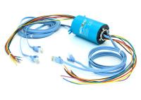 China OEM Rj45 Slip Ring Electrical Rotary Union Transmit Mixed Signals for sale