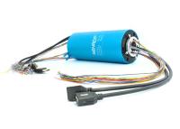 China Industrial Bus Signal Slip Ring Rotary Joint Electrical Connector Hole 50mm OD 130mm for sale