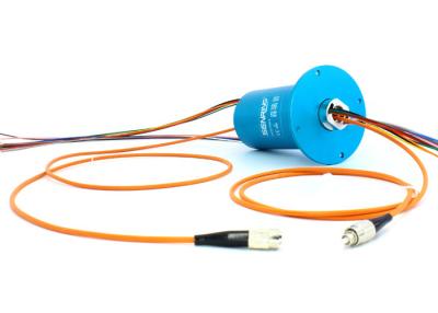 China Contactless Fiber Optic Rotary Joint Slip Ring Power Connector for sale