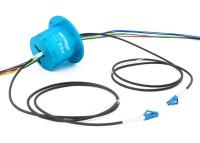 China 1 Channel Electric FORJ Fiber Optic Rotary Joint Slip Ring design 1310nm 1550nm for sale