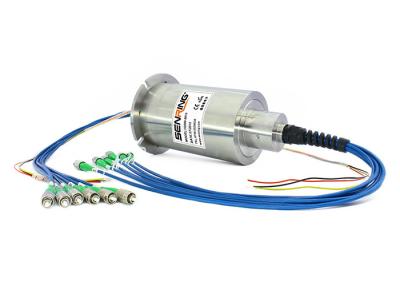 China Custom Fiber Optic Rotary Joint High Temperature Slipring For Multi Channels Signal Transmission for sale
