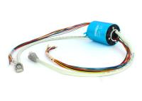 China Rotating Hollow Gigabit Ethernet Slip Ring 12.7mm Single Channel for sale