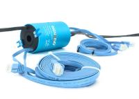 China Standard Ethernet RJ45 Slip Ring Connector 6 Circuits for sale