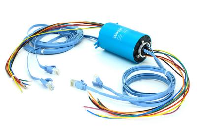 China Standard Ethernet RJ45 Slip Ring Connector 6 Circuits for sale
