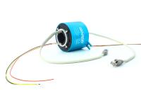 China Senring ODM Electrical Rotary Connector Large Diameter Slip Ring For Gigabit Ethernet for sale