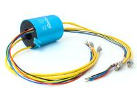 China 1000M/100M Base-T Gigabit Ethernet Slip Ring High Power 2 Channels for sale
