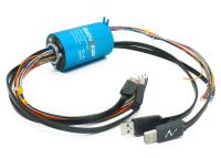 China ODM USB2.0 Signal Vacuum Low Voltage Slip Ring 1~24 Circuits for sale