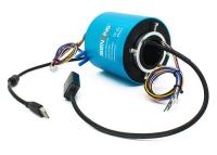 China Electrical Rotary 10E-11 USB Slip Ring Distributor RoHS Certificate for sale