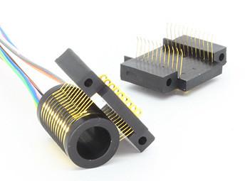 China Senring 6 Channels Miniature Separate Custom Slip Ring Mechanical 9.55mm for sale