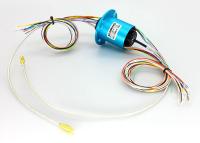 China RJ405 Electrical Rotary Joints Collector Rings With Aluminum Alloy Housing for sale