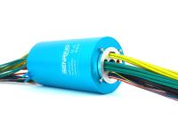China 3000A High Current Servo Custom Slip Ring Hole 25mm for sale