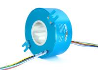 China Ultra Thin Flat Pancake Slip Ring Connector Contacts 50mm for sale
