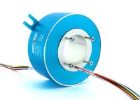 China OEM Hollow Electrical Pancake Flat Slip Ring Assembly With 80mm Through Bore for sale