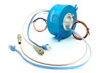 China Low Resistance Fluctuation Pan Cake Linear Slip Ring Contacts ODM for sale