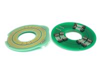 China Custom Through Hole PCB Pancake Slip Ring Connector High Rotating Speed for sale
