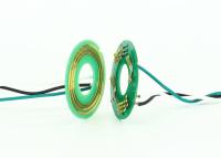 China 38.1mm Pancake PCB Slip Ring Support 0~12 Circuits Power Signal for sale