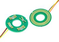 China Custom Through Hole PCB Pancake Slip Ring Connector High Rotating Speed for sale